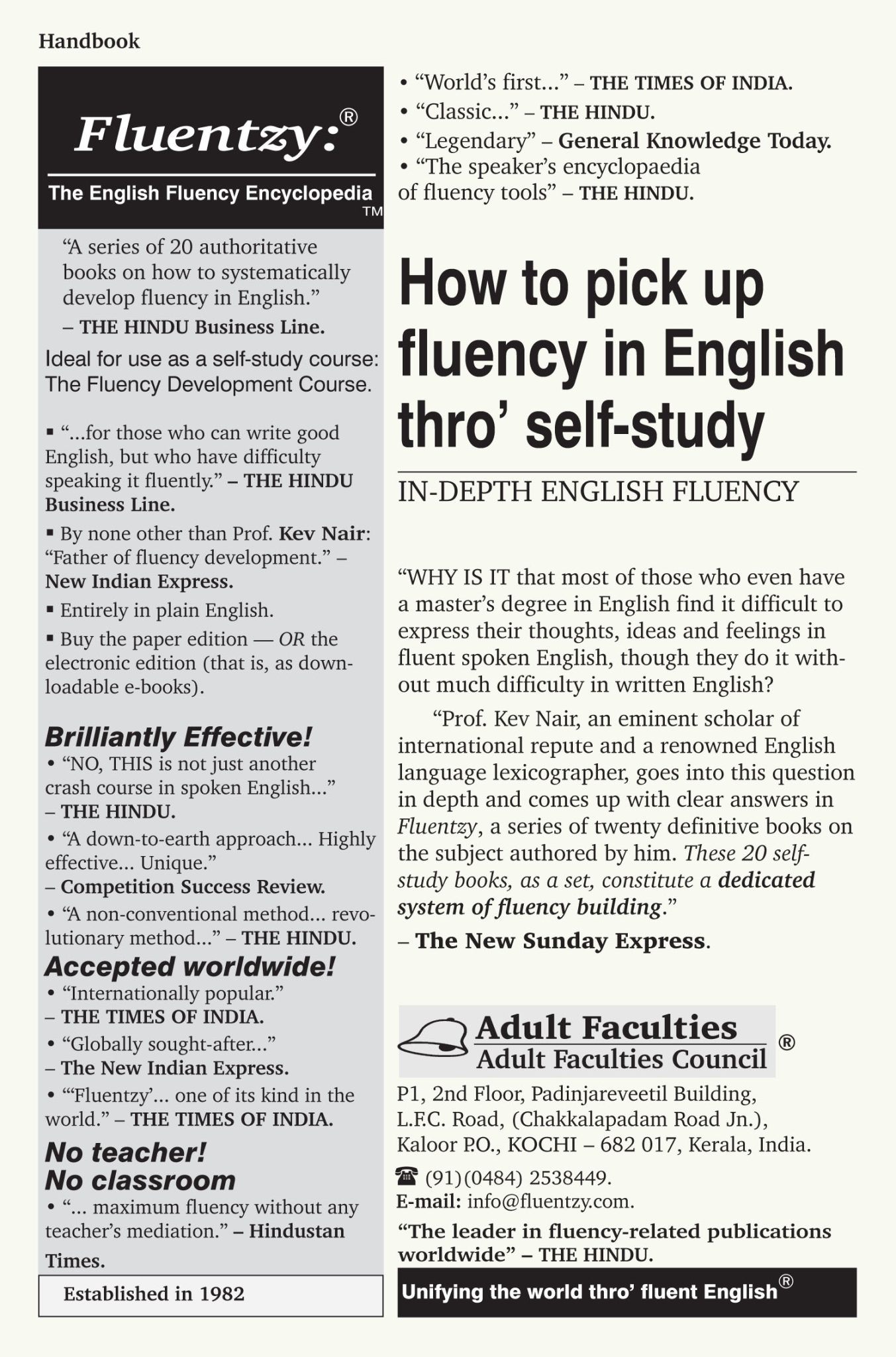 Fluentzy: English Fluency Book-set (Ebooks; 20 Books) by Prof. Kev Nair - Fluencybookz.com ...